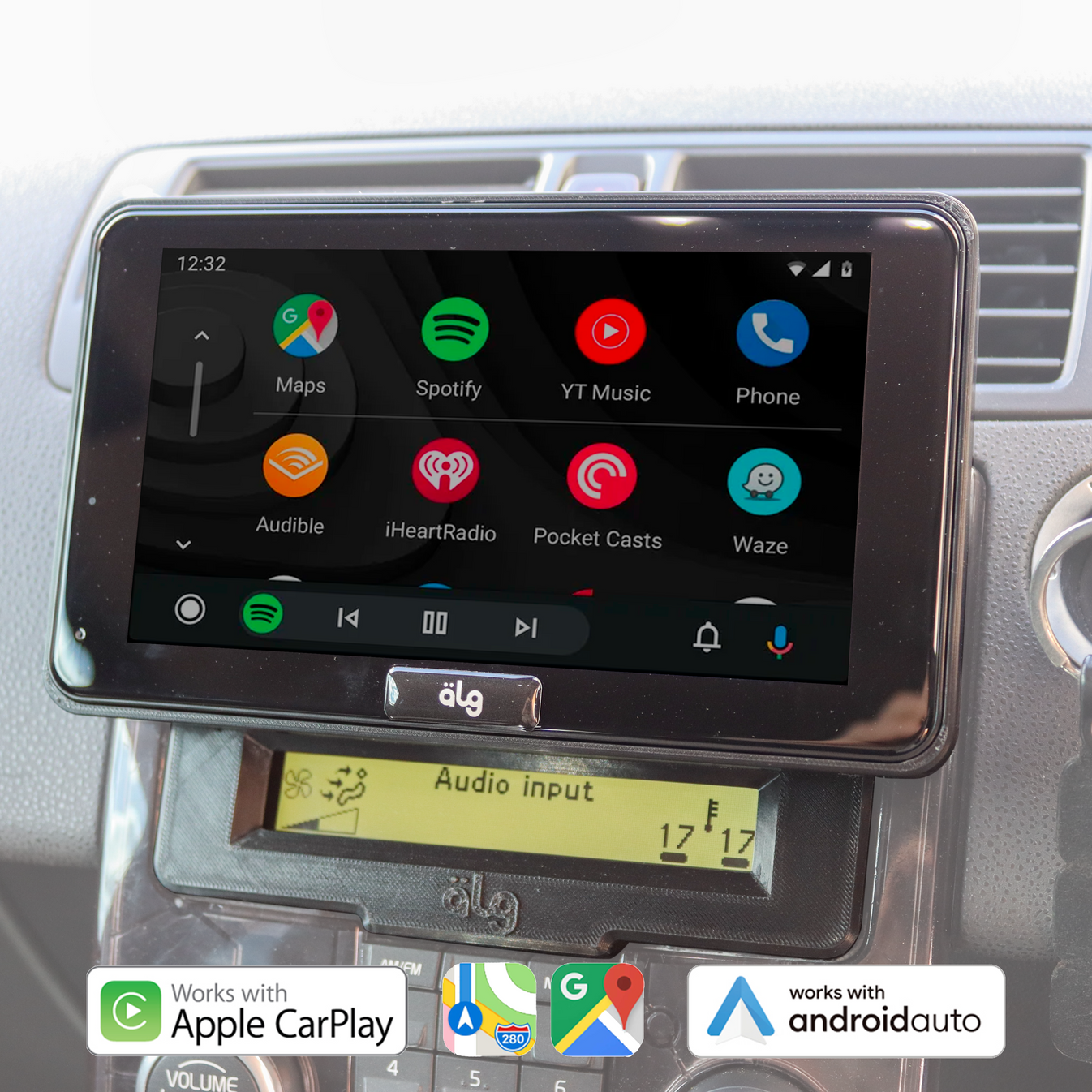 ALG Volvo P1 Apple CarPlay & Android Auto Media Unit for C30, V50, S40 ...