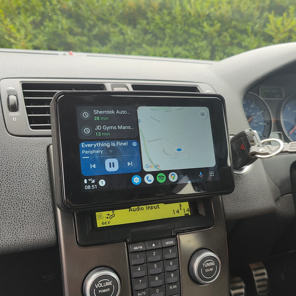 ALG Volvo P1 Apple CarPlay & Android Auto Media Unit for C30, V50, S40 ...